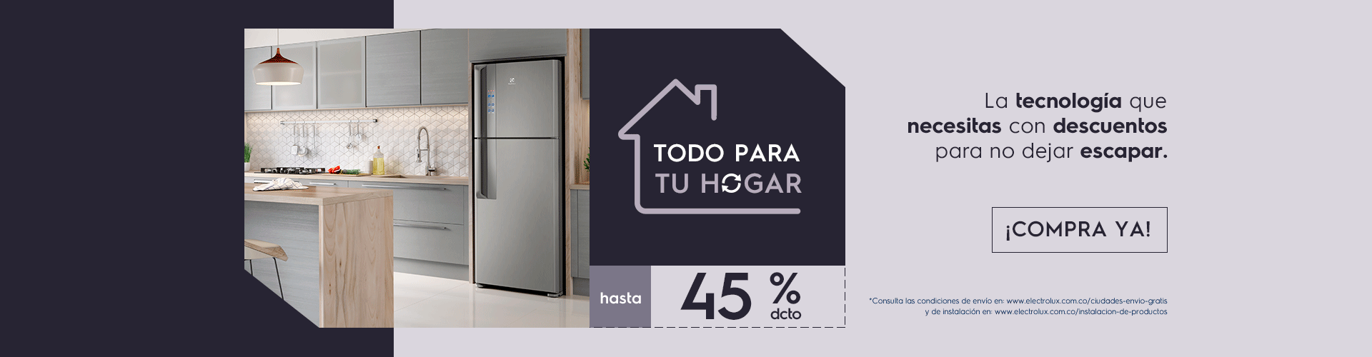 Electrolux: Promoción de neveras, aspiradoras, lavadoras y más